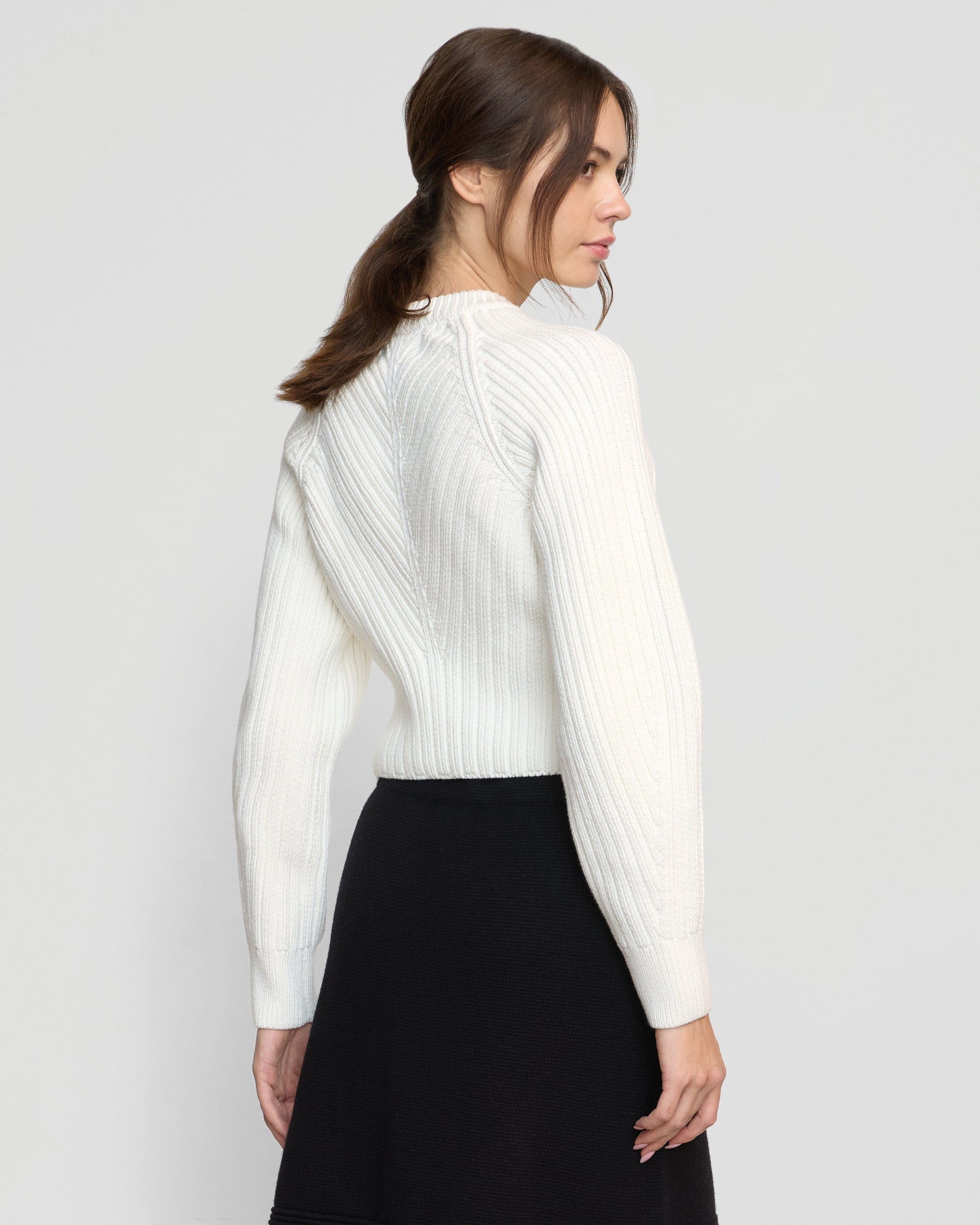 Iona Organic Cotton Cropped Sweater