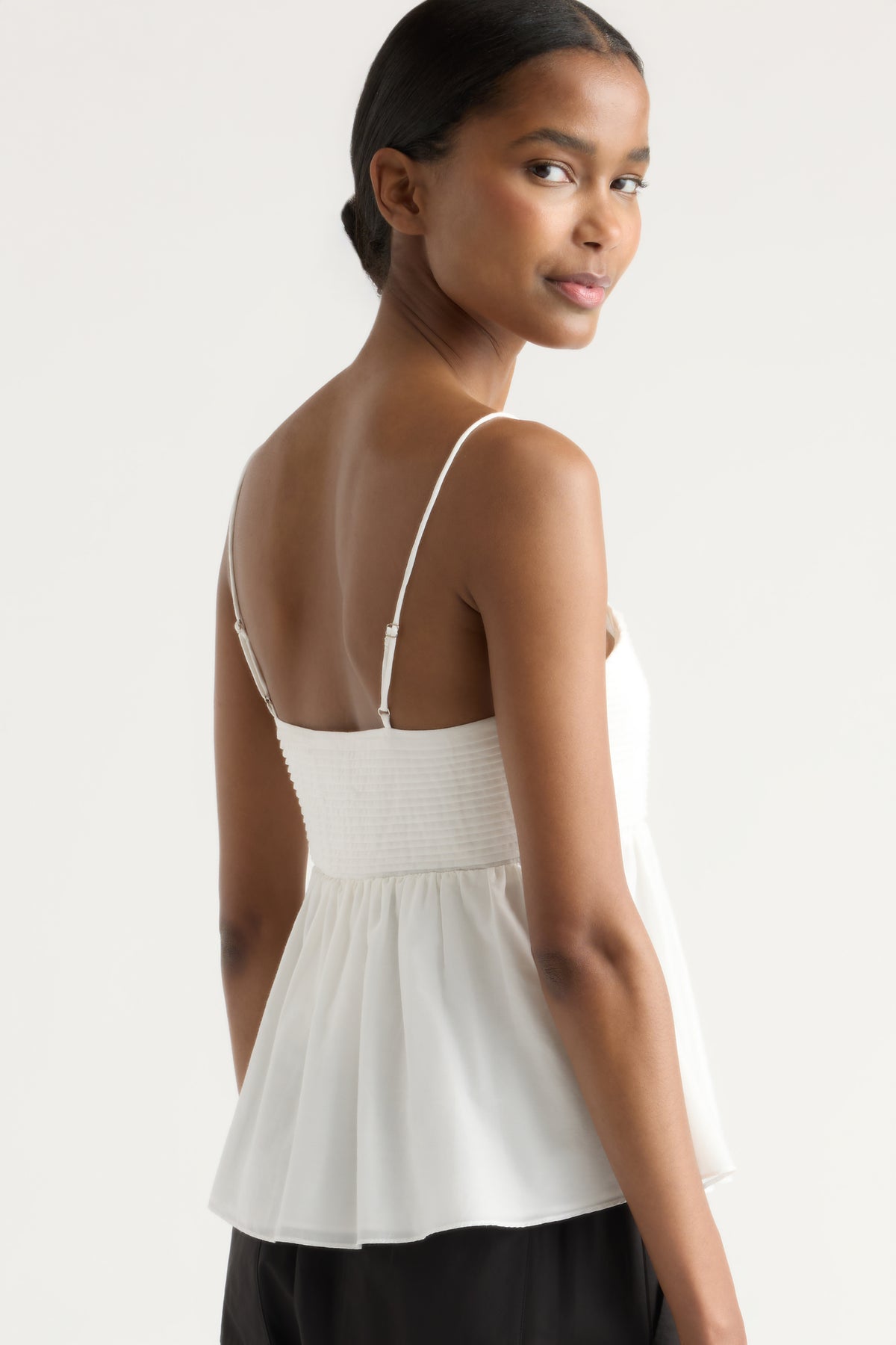 Molly Pintuck Cotton-Silk Top